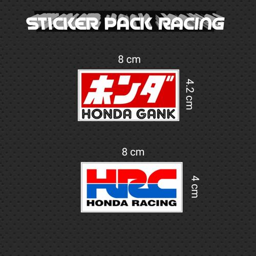 Jual STIKER HONDA GANK STIKER HONDA RACING - honda racing - Kota Cimahi ...