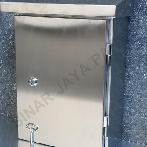 Jual BOX PANEL LISTRIK STAINLESS STEEL 30X40X20 CM PLAT 1.5MM TOPI PET ...