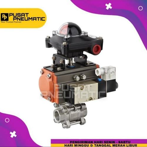 Jual Actuator Ball Valve 3pc Body SS 1" Double Acting - Ball Actuator - Jakarta Barat - Pusat ...