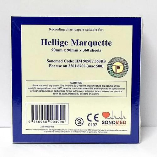 Jual KERTAS EKG / PAPER ECG - HELLIGE MARQUETTE SONOMED - 210X295MM ...