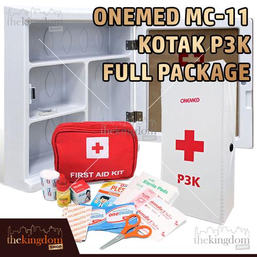 Jual Onemed Kotak P3K MC-11 Rak Obat Plastik Mika Dinding First Aid Kit Box - MC-11 FULL PACK ...