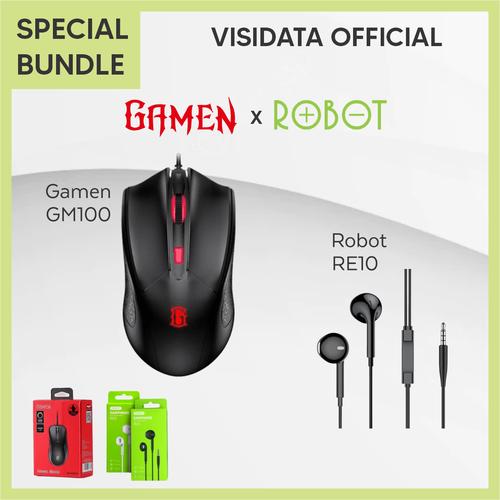 Jual Special Bundle Gamen + Robot - GAMEN GM100 + ROBOT RE10 headset ...