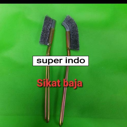 Jual SIKAT BESI BAJA GAGANG BESI 1SET 2PC MERK LYK / HAND BRUSH SIKAT ...