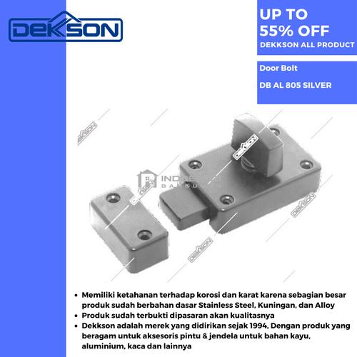 Promo Grendel Pintu Aluminium / Slot Pintu Dekkson DB AL 805 Silver ...