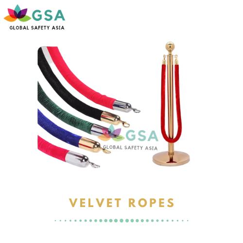 Jual Tali Pembatas Tiang Antrian Gold Bludru / Twisted - Jakarta Utara ...