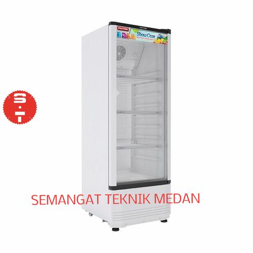 Jual SCN-180L SHOWCASE SHOW CASE KULKAS 3 RAK DISPLAY POLYTRON SCN 180 ...