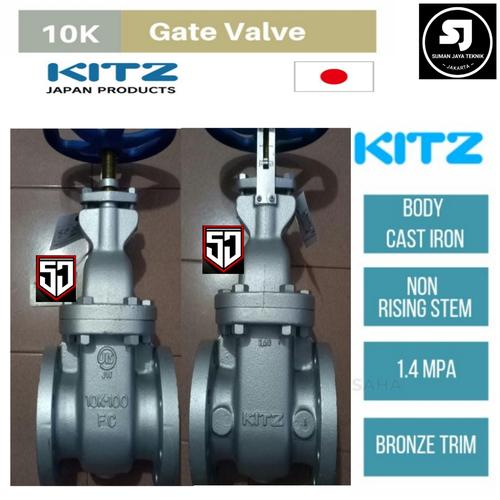 Jual GATE VALVE 4 INCH KITZ FCWI JIS 10K CAST IRON - Jakarta Pusat - SUMAN JAYA VALVE | Tokopedia