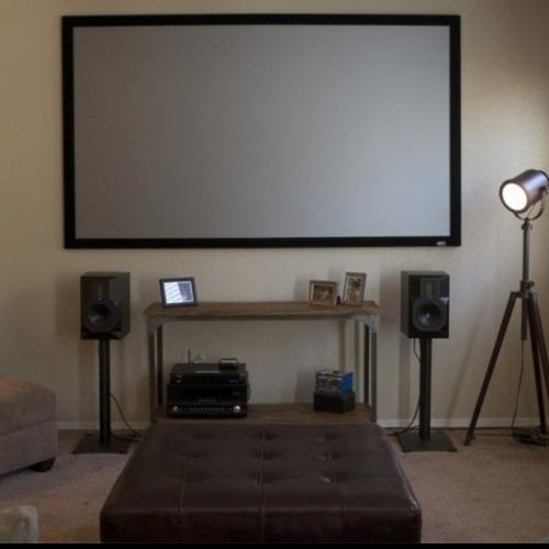 Jual layar proyektor Fixed Frame 150"inchi 16:9 - Jakarta Pusat ...