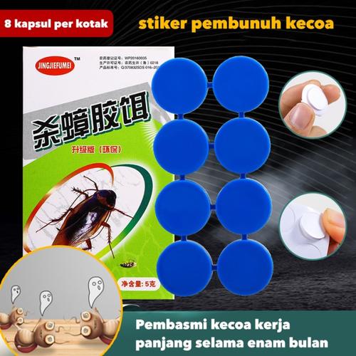 Jual Racun Kecoa Umpan Pembasmi Pembunuh Racun Kecoa BULAT TEMPEL ...