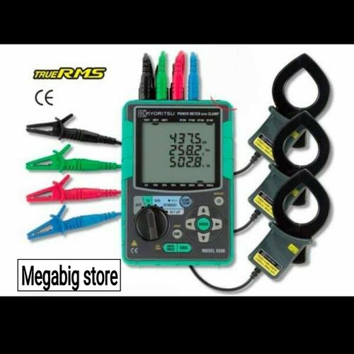 Jual Kyoritsu True RMS Power Meter Measurement With Clamp Kyoritsu 6300 ...