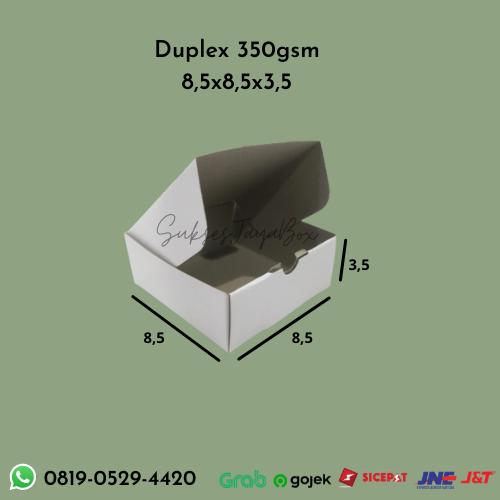 Jual Kardus Kemasan/ Kardus Packaging/Box Duplex 350 gram uk.8,5x8,5x3 ...