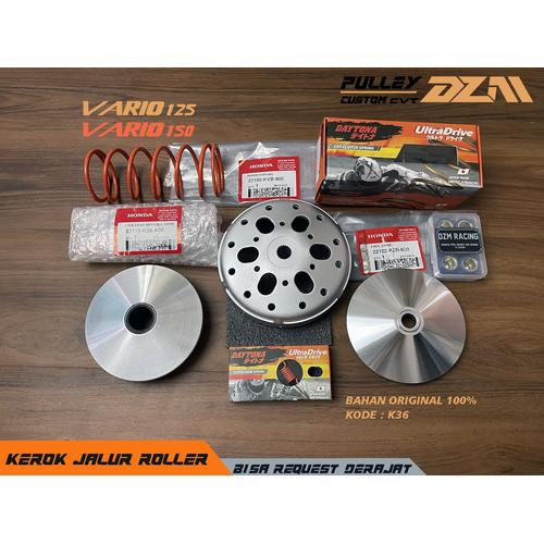 Jual FULL pulley pully puli custom rumah roller VARIO 150 VARIO 125 ...