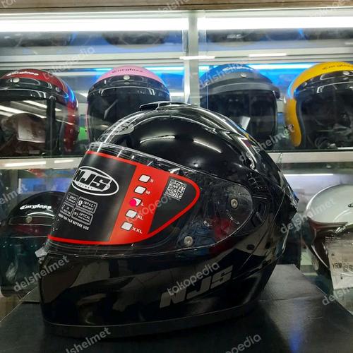Jual Helm Full Face NJS ZX-1 Black Glossy Original - M - Kab. Bekasi ...