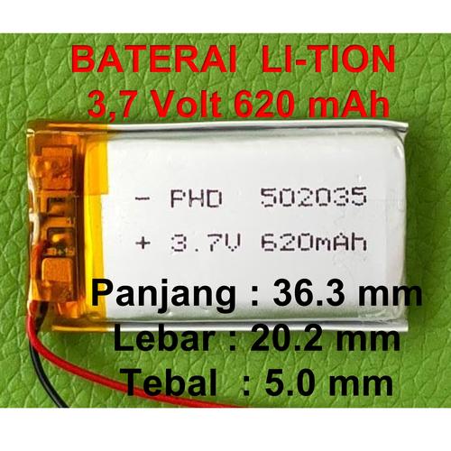 Jual Baterai Lithium Li-ion 3.7 v 1800 mAh - TYPE 1 - Kab. Bekasi - JSL ...
