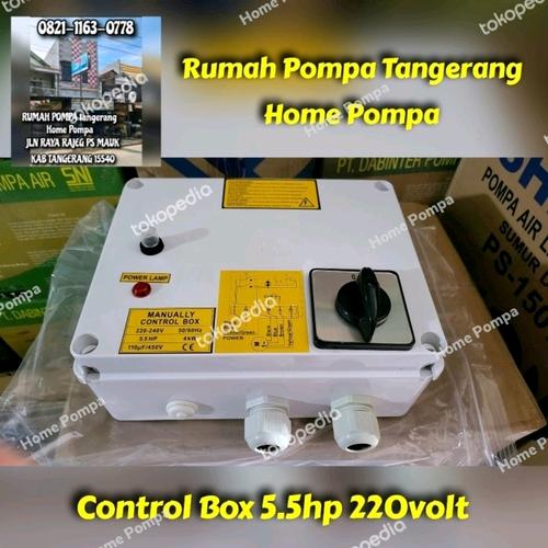 Jual CONTROL BOX POMPA SATELIT 5.5HP 1PHASE 220VOLT - Kab. Tangerang ...
