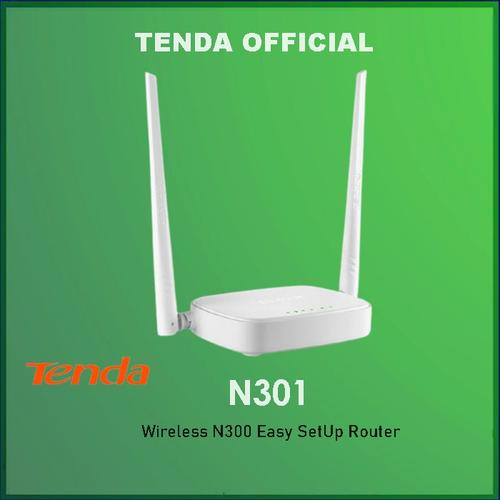Promo TENDA N301 Router Wireless N300 Easy Setup Router 300Mbps ...