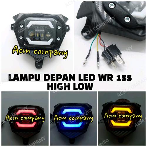 Jual REFLEKTOR HEADLAMP LED DAYMAKER YAMAHA WR155 / WR 155 - 40WATT ...