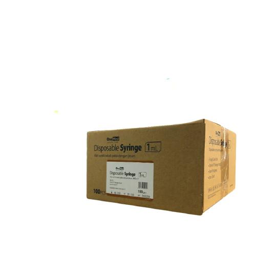 Jual Syringe 1cc with Needle 26G OneMed / Spuit 1cc/ml OneMed Pcs ...