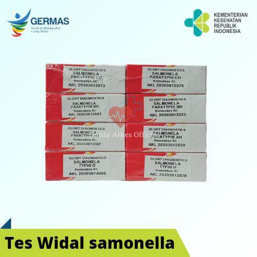 Jual Reagen Widal Salmonella Typhi 1 Set 8 vial Glory Diagnostics - Kota Tangerang Selatan ...