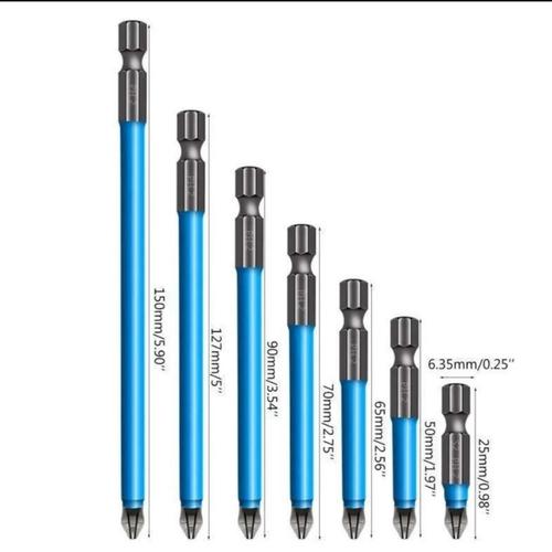 Jual Mata Obeng Magnet Hex Screwdriver Magnetic Bit - 50 mm - Kab ...