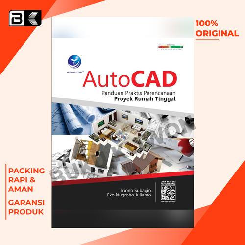 Jual Buku Autocad Panduan Praktis Perencanaan Proyek Rumah Tinggal ...