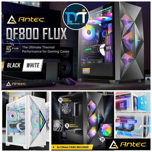 Promo Antec DF800 FLUX - ARGB Tempered Glass Mid-Tower Gaming Case ...