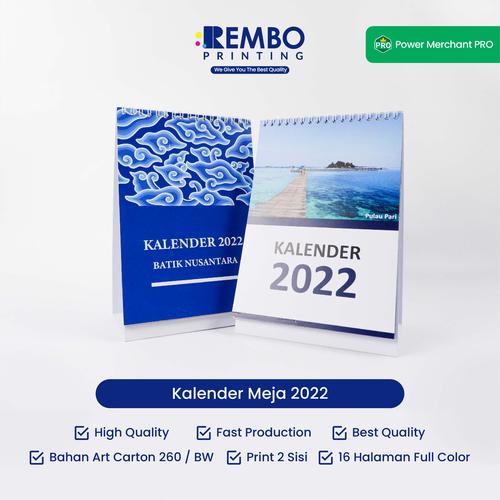 Jual Kalender Meja - Calendar Meja 2022 Spiral - Custom 21x15 Cm ...