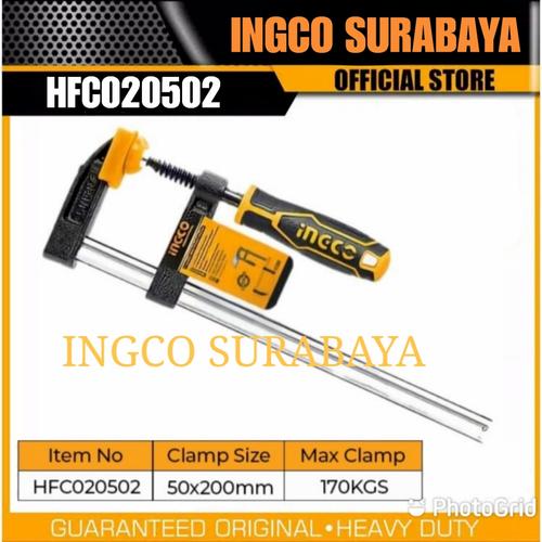 Jual INGCO HFC020502 KLEM F CLAM 50X200 MM CATOK JEPIT PENJEPIT KAYU ...