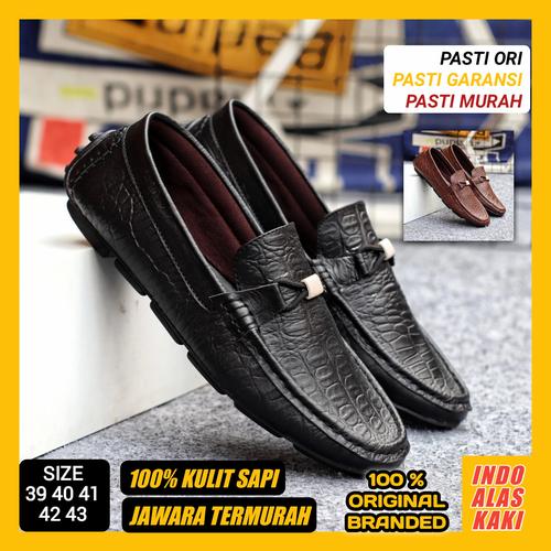 Jual Sepatu Formal Pria SlipOn Loafers Formal Kasual Work INDOAK X ...