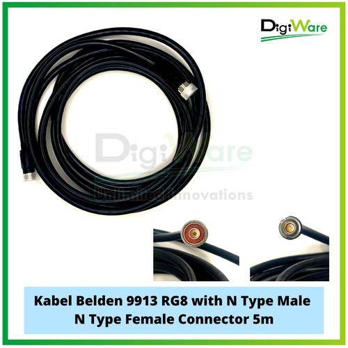 Jual Kabel Belden 9913 RG8 with N Type Male N Type Female Connector 5m - Kota Surabaya ...