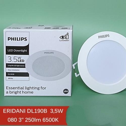 Jual Lampu Downlight LED Philips Eridani 3,5Watt dan 7 watt WARNA PUTIH ...