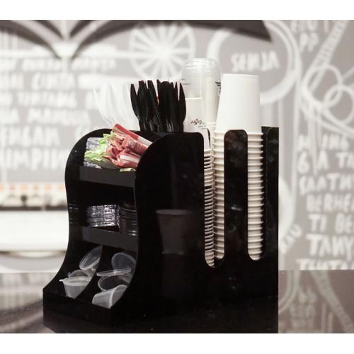 Jual Rak Tempat Gelas Plastik Paper Cup Holder Organizer Dispenser ...