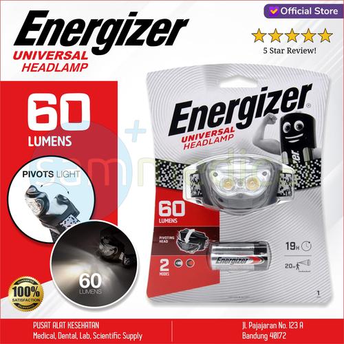 Jual Energizer 3 LED Headlight / Universal Headlight 60 Lumens - Kota ...