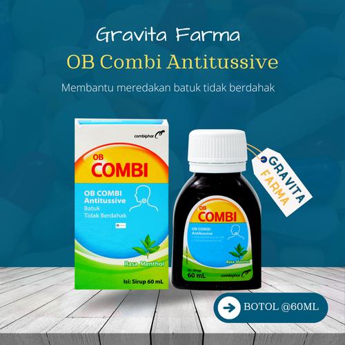 Jual OB Combi Antitusif / Antitussive / Batuk Kering 60 mL - Kota ...