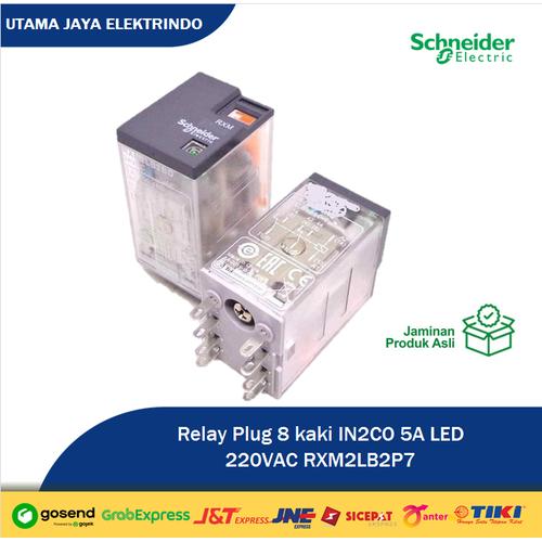 Jual Relay 8 Kaki LED 220VAC SCHNEIDER RXM2LB2P7 - ORIGINAL - Jakarta Barat - UTAMA JAYA ...