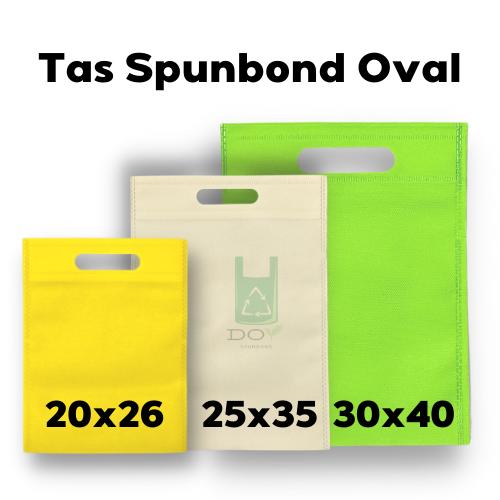 Jual [TERMURAH] Goodie Bag Oval Spunbond Tersedia Dalam 3 Ukuran ...