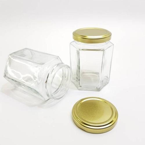 Jual ( 42 PCS ) Botol Hexagonal 195 ml / Botol Kaca Hexagonal 195 ml ...