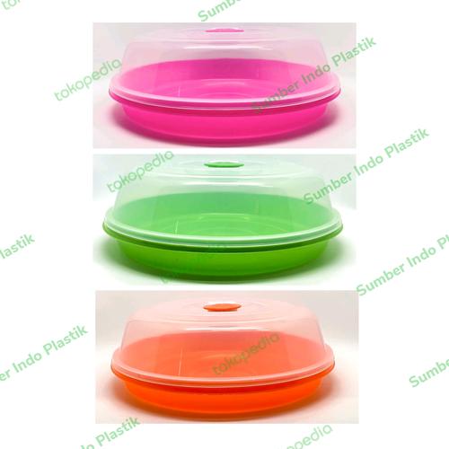 Jual TEMPAT BOLU ROTI PLASTIK BULAT - Merah Muda - Jakarta Barat ...