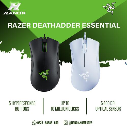 Jual Razer DeathAdder Essential Gaming Mouse Death Adder Original Resmi ...