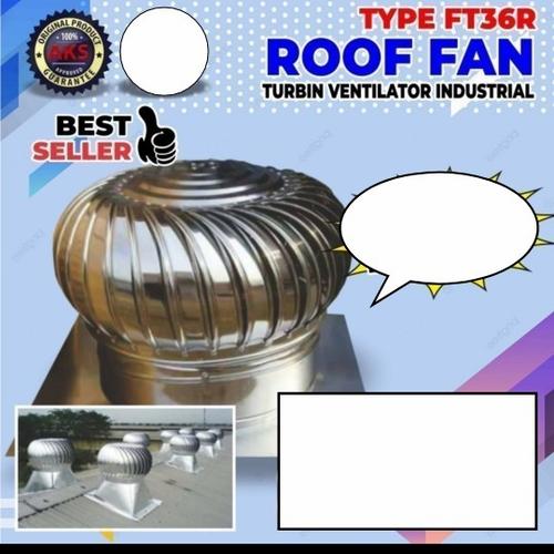 Jual Roof fan Blower Turbine Ventilator Industrial Rumah - FT36R ...