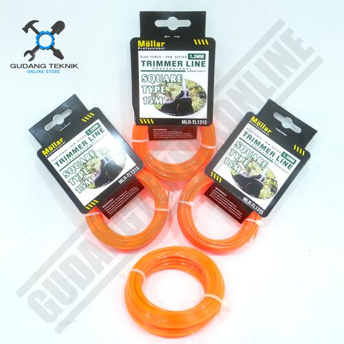 Jual Tali Senar Potong Rumput 15M 20M 80M / Nylon Trimmer Line MOL LAR ...