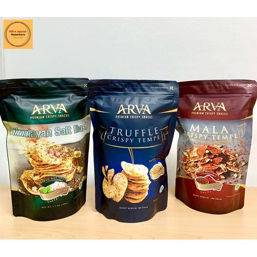 Jual Arva Premium Crispy Snacks Keripik Tempe Sehat - Himalayan Salt ...