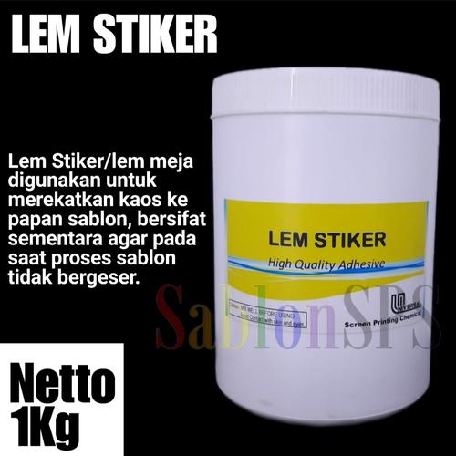 Jual LEM STIKER BASIS AIR 1KG - Jakarta Utara - SablonSPS | Tokopedia
