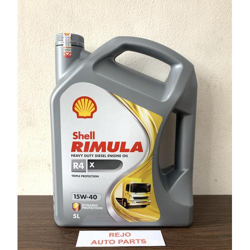 Jual Oli mesin Shell Helix Rimula R4X 15W-40 5Liter Diesel - Kota ...
