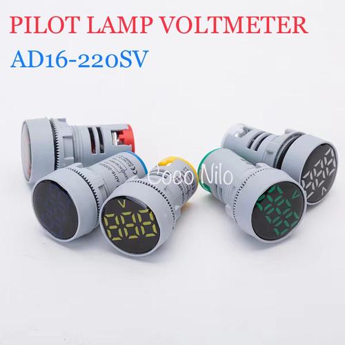 Jual Pilot Lamp Digital Voltmeter AD16-22DSV - Merah - Kab. Tangerang ...