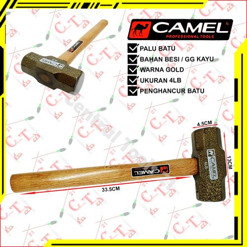 Jual Palu Batu Godam Gagang Kayu 4LB Camel Palu Beton Bodem - Jakarta ...