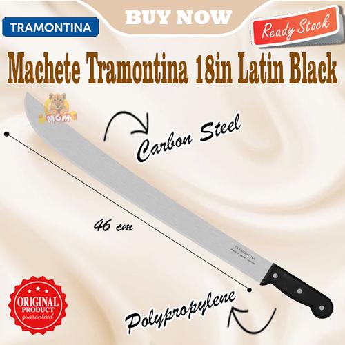 Jual Made in Brazil HITAM Tramontina parang 46cm Bush Machete 18in ...