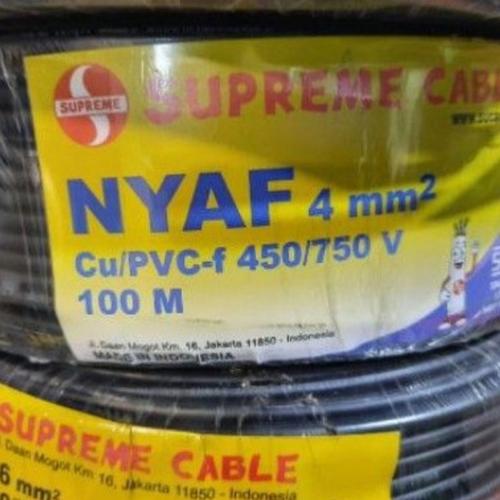 Jual KABEL NYAF 4mm (serabut) SUPREME METAL KABELINDO JEMBO - kuning/hijau - Jakarta Pusat ...