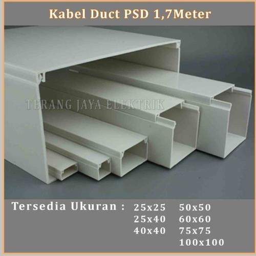 Jual Kabel duct 100x100 cable duct trunking protektor wiring duct ...