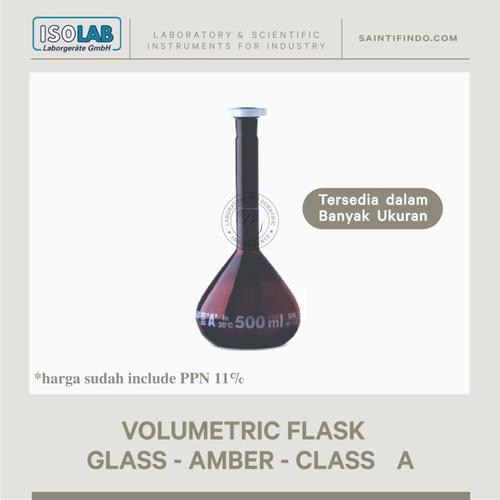 Jual ISOLAB VOLUMETRIC FLASKS - AMBER - GLASS - CLASS A - 25ml (12/21 ...